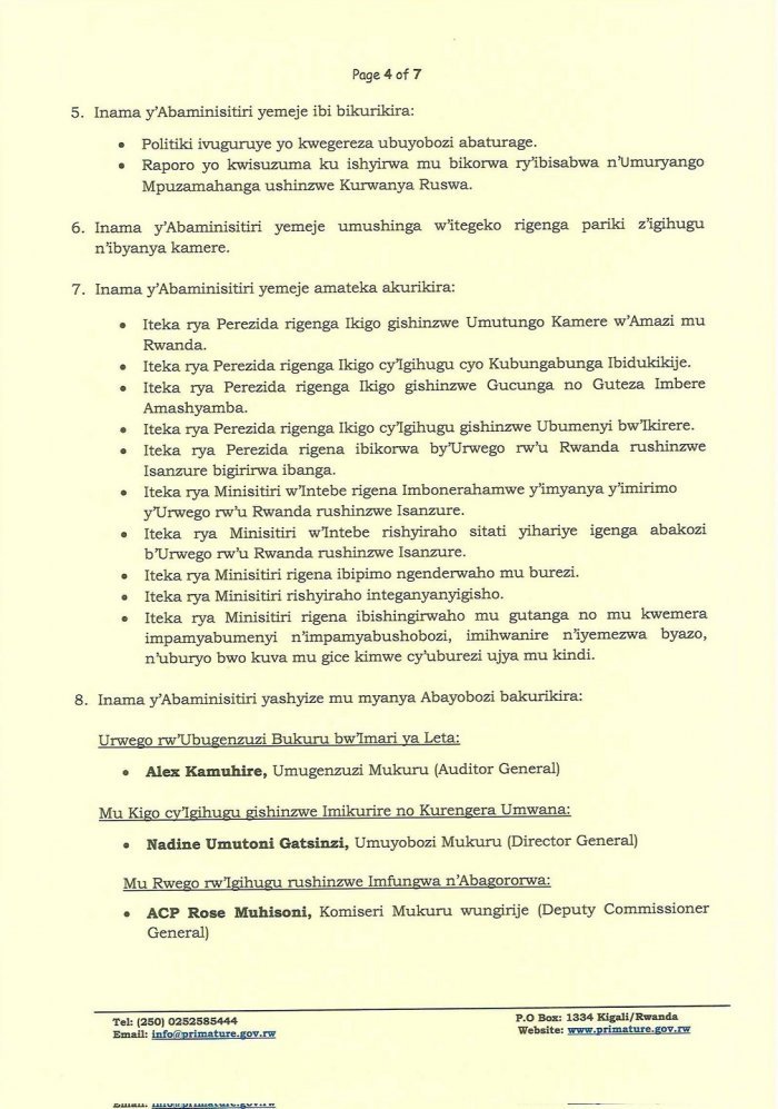 Nyuma y’imyaka 10 Obadiah Biraro ari Umugenzuzi Mukuru yasimbujwe ...